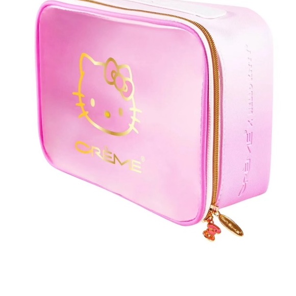 Bags | The Creme Shop Hello Kitty Perfect Pink Beauty Travel Case Pink ...